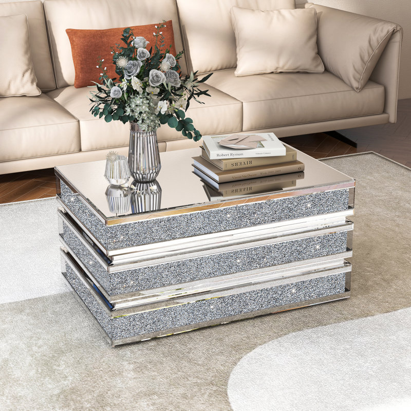 Mercer41 Block Diamond Coffee Table | Wayfair